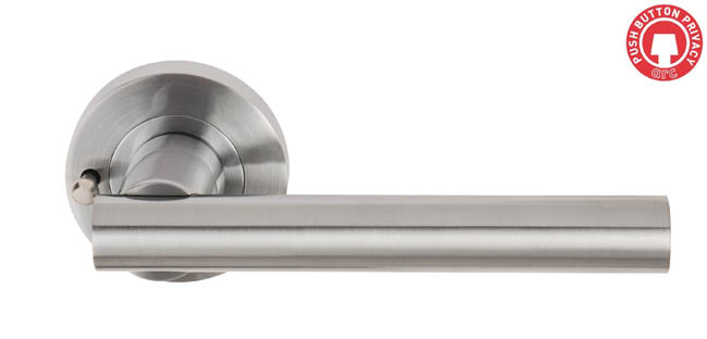 Sultan Lever On Round Rose Privacy SCP Door Furniture from A Wood Idea