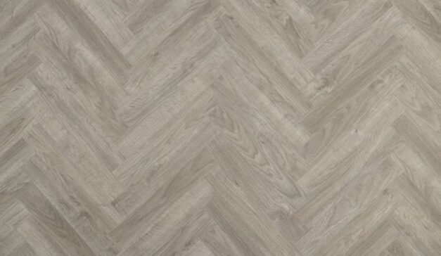BerryAlloc® Chateau Java Light Grey Herringbone Laminate | A Wood Idea