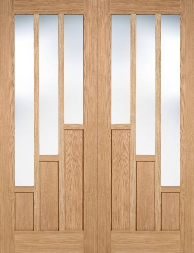 Coventry Pairs | Oak Double Internal Doors | A Wood Idea