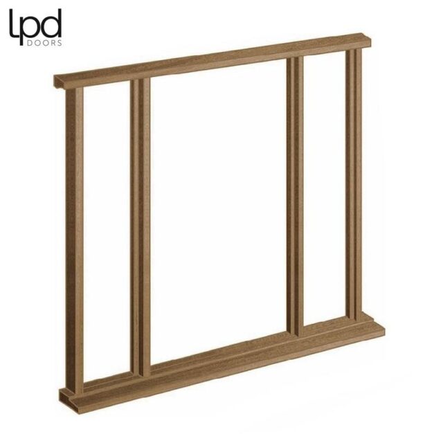 Hardwood Vestibule Universal External Door Frame With Sidelights Kit ...