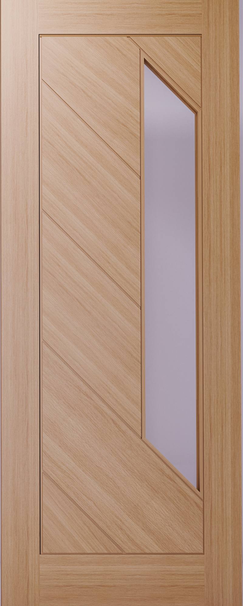 Torino Glazed Prefinished Oak Internal Doors | A Wood Idea