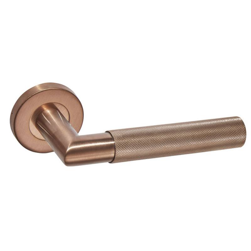 Zurich Hardware Pack Satin Copper Door Furniture from A Wood Idea