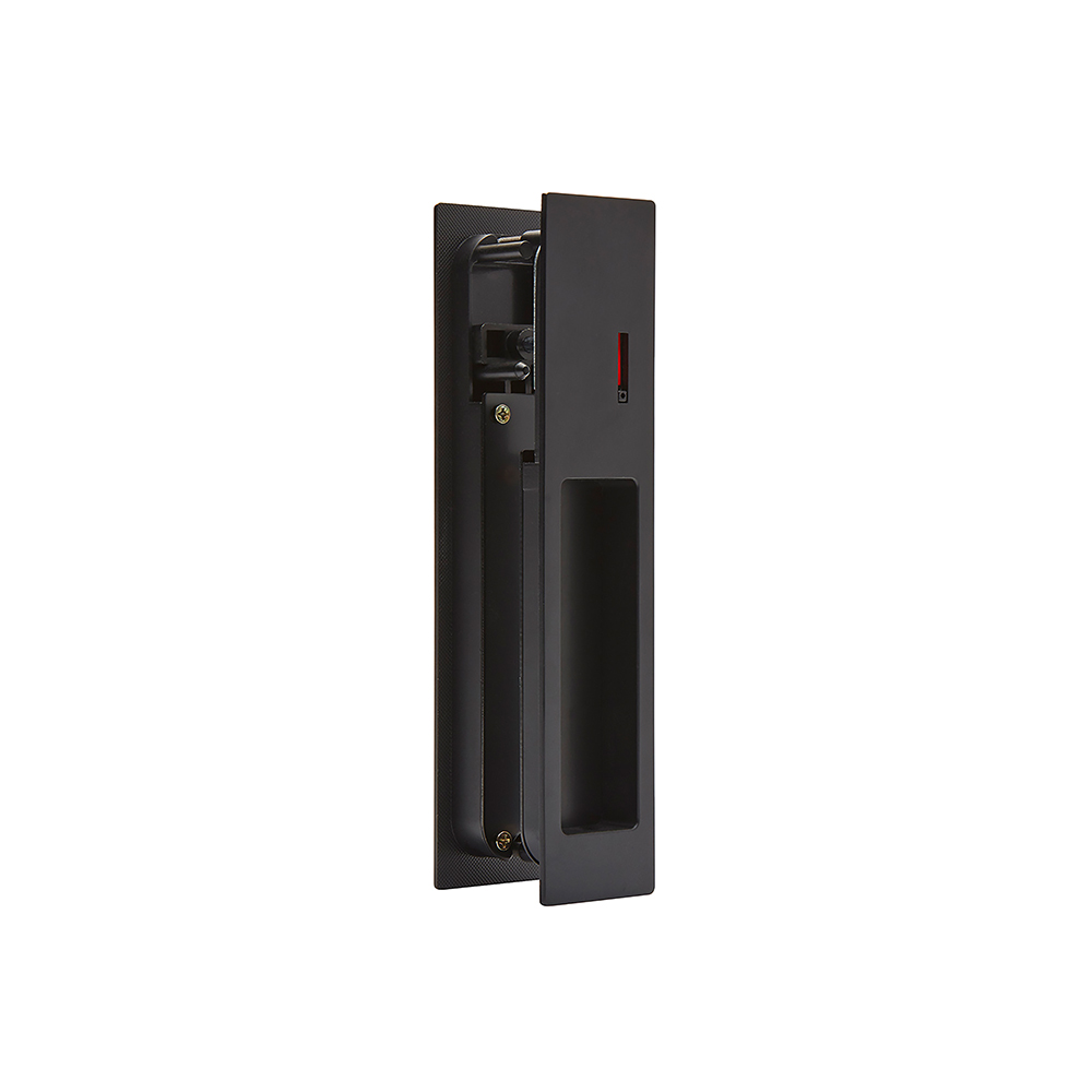 Gemini Matt Black Pocket Door Privacy Sliding Lock | A Wood Idea