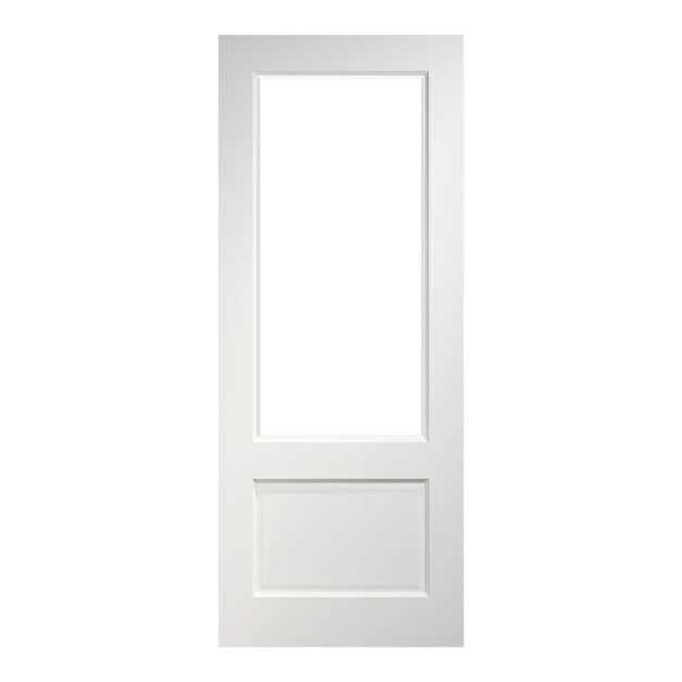 Madison Clear Bevelled Glazed – Primed Internal Door | A Wood Idea