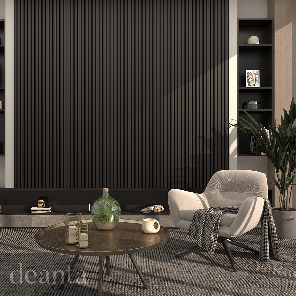 Deanta Immerse Acoustic Black Wall Panelling | A Wood Idea