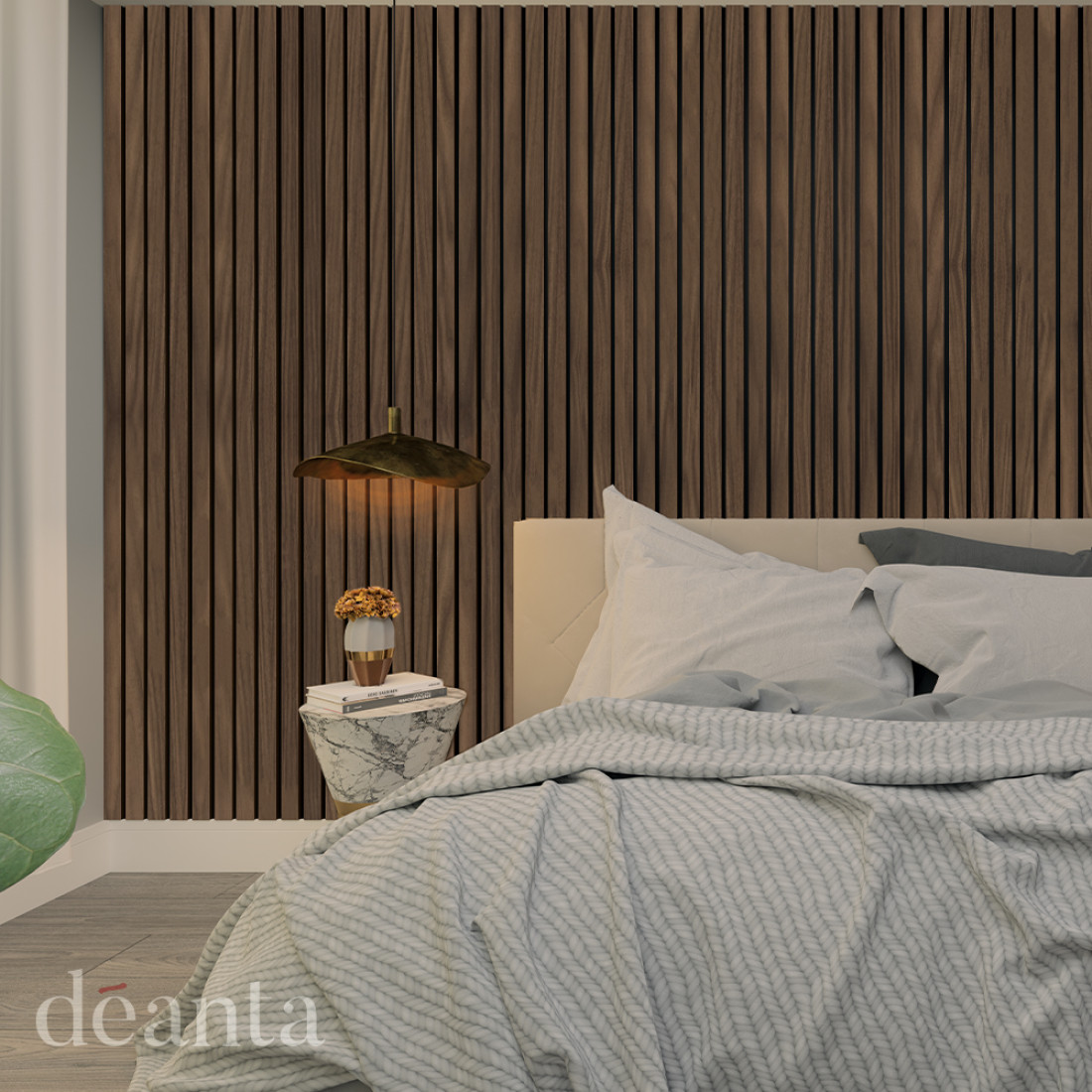Deanta Immerse Acoustic Walnut Plus Slat Wall Panelling | A Wood Idea