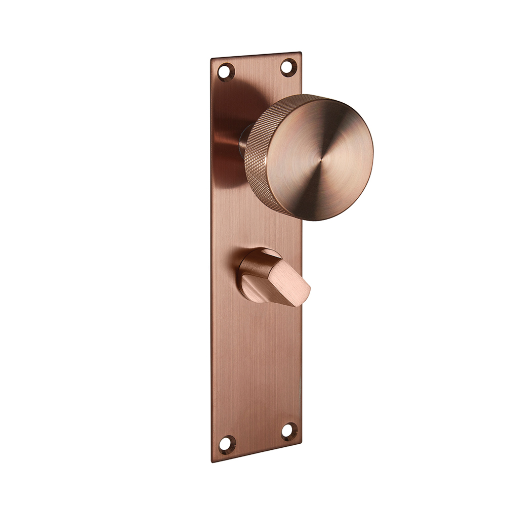 Zermatt Satin Copper Handle Hardware Privacy Pack | A Wood Idea